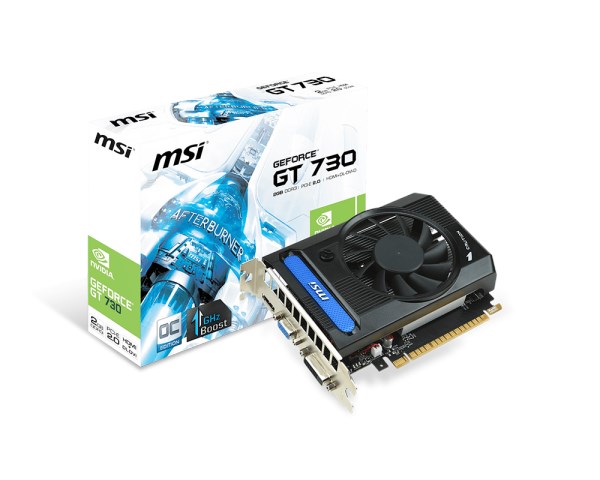MSI GeForce GT 730 2GB GDDR3 Vga Dvi Hdmi 128Bit - Msk Global