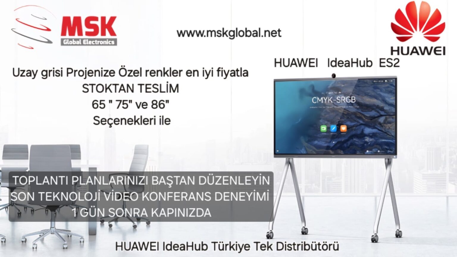 Huawei ideahub ES2 Uzay Grisi IHE2-86SA IHE2-86-SU 86" IdeaHub ...